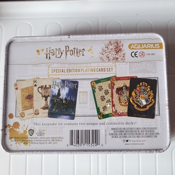 Warner Bros. | Games | Harry Potter Special Edition Playing Cards Set ...